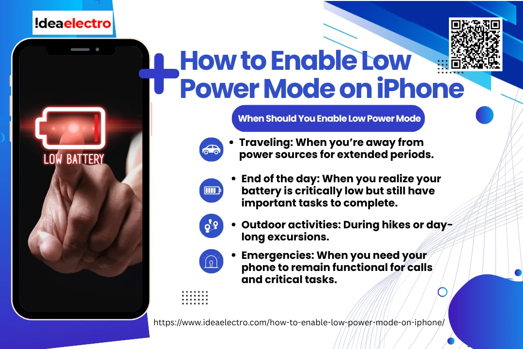 How to Enable Low Power Mode on iPhone - idea electro