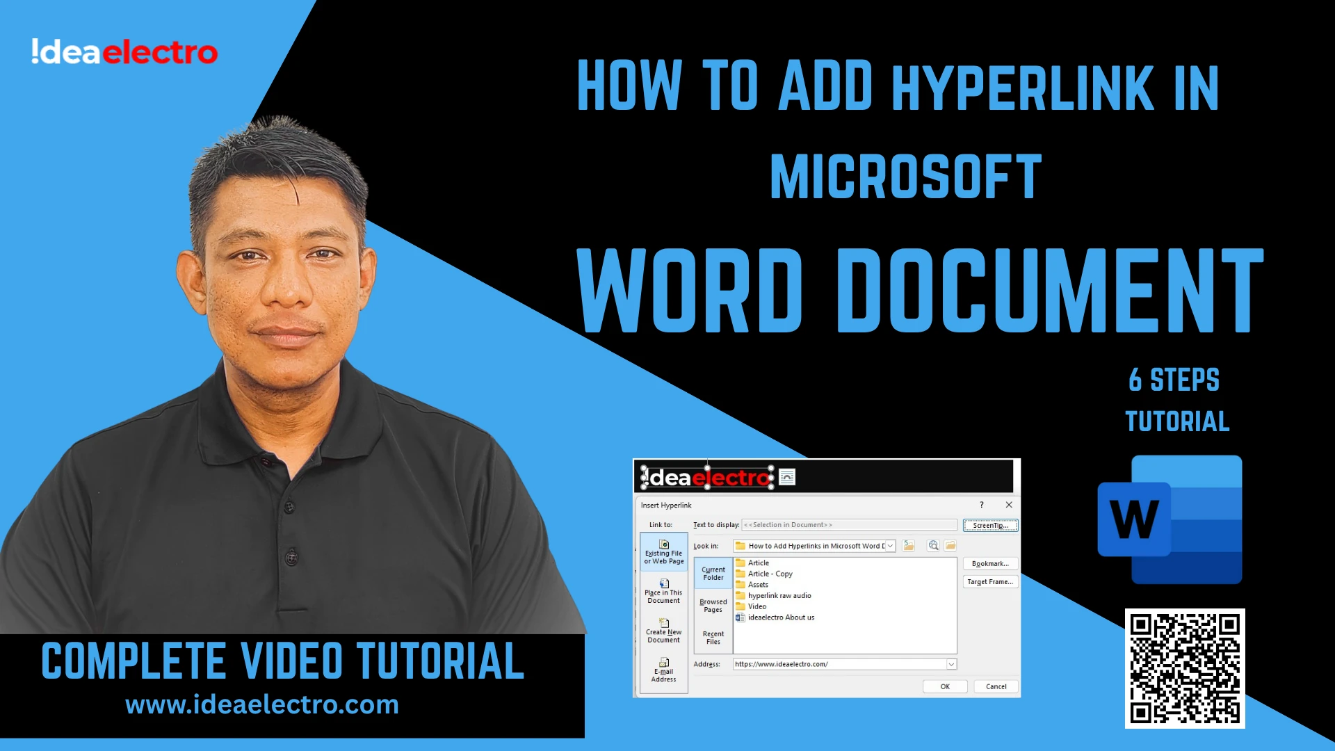 How to Add Hyperlinks in Microsoft Word Documents - idea electro