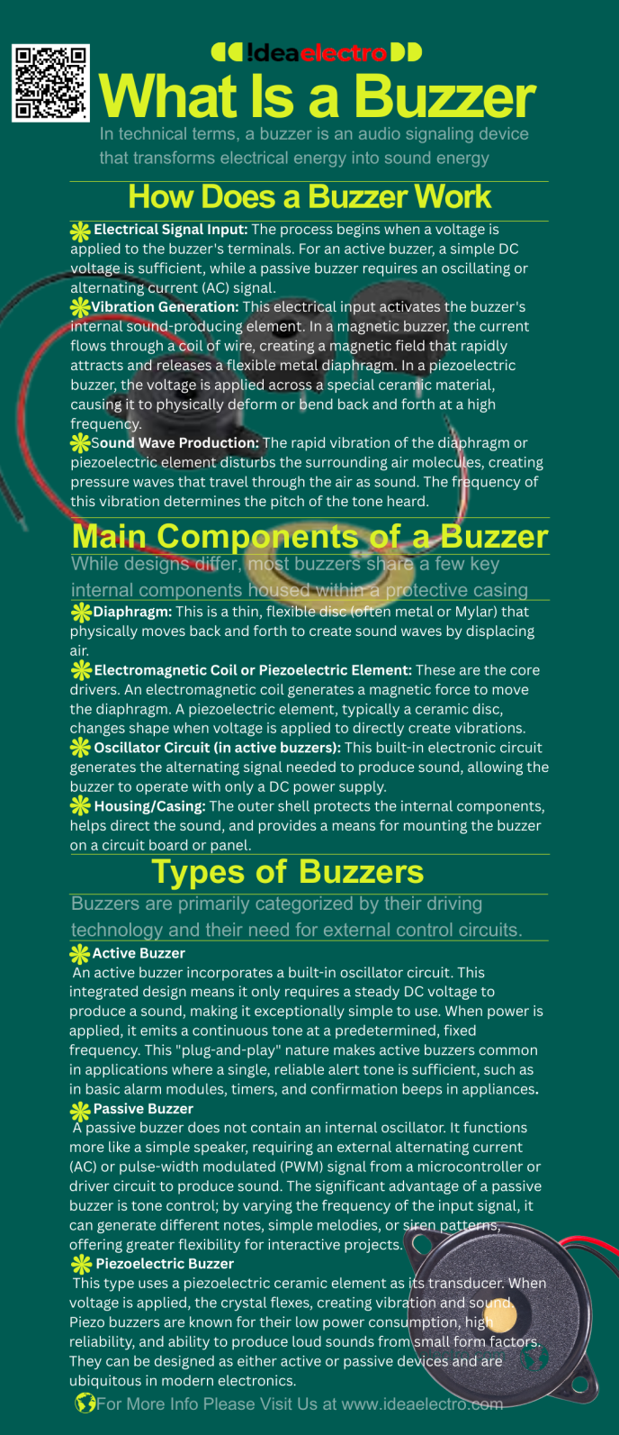What Is a Buzzer? Working and Types Explained